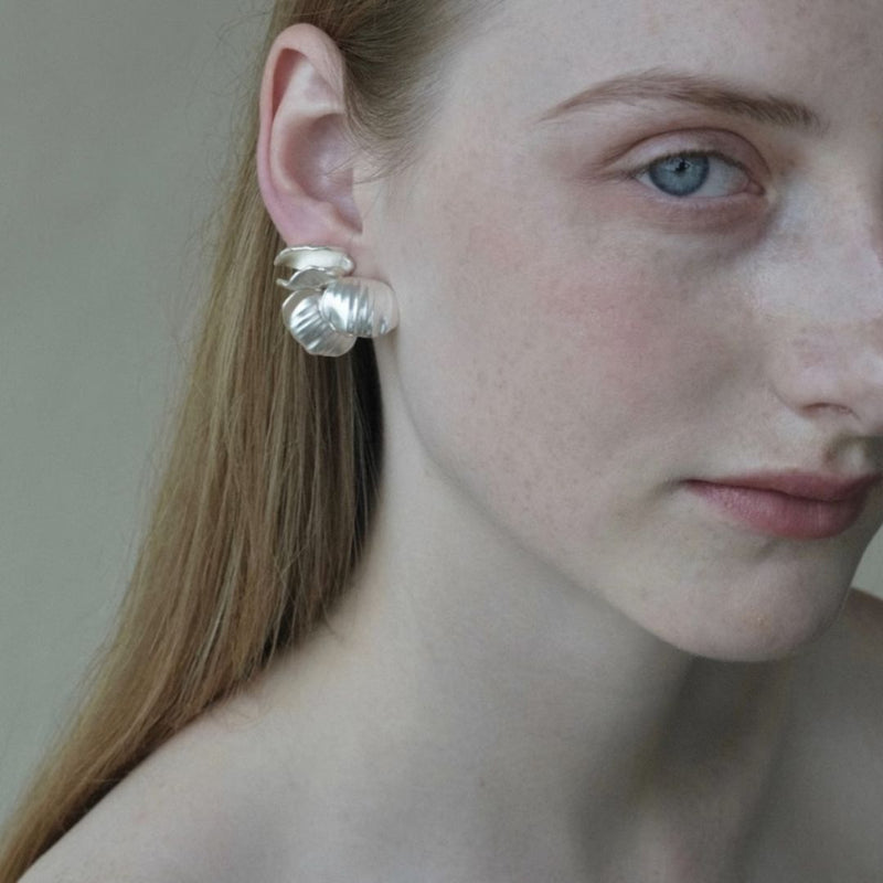 Earrings With Shells – 925 Sterling Silver Ocean Studs | The Chubby Paw